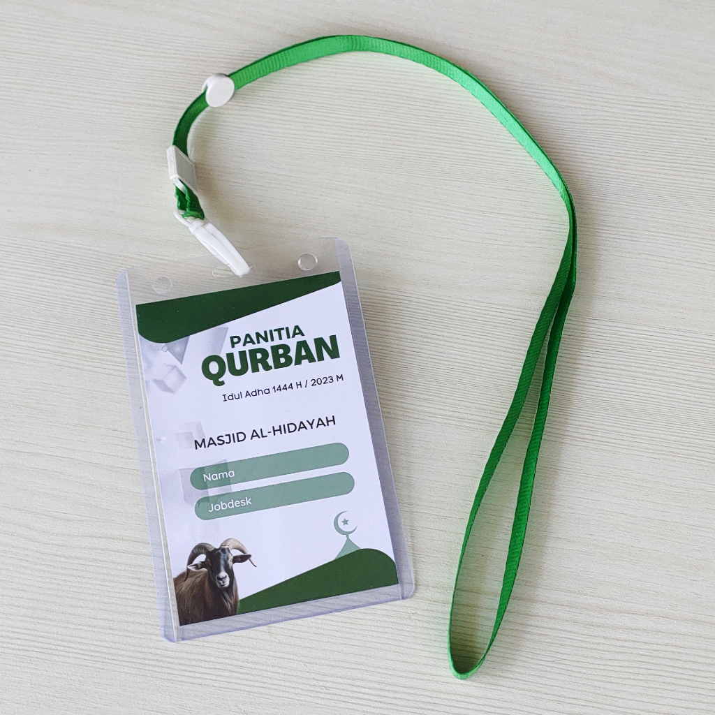Jual NAME TAG PANITIA QURBAN COSTUME | Shopee Indonesia