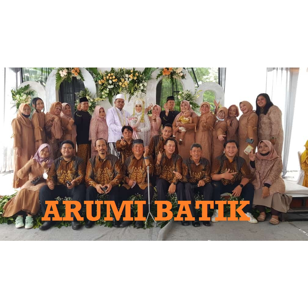 Jual Seragam Batik Nikahan Kawinan Bapak Ibu Lamaran Tunangan Unduh ...