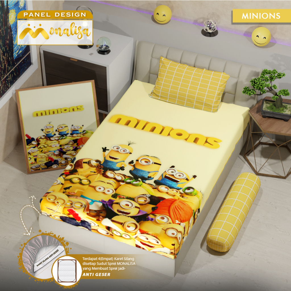 Jual Monalisa Sprei Panel Design/Desain 90X200 Aneka Motif | Shopee ...