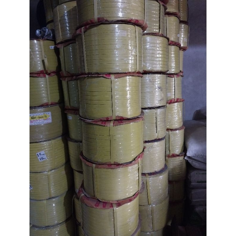 Jual strapping band tali packing 12 mm kuning | Shopee Indonesia
