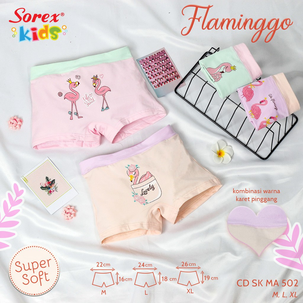 Jual Celana Dalam SOREX Anak / CD SOREX KIDS GIRL SK MA550/ CD BOXER ANAK CEWEK | Shopee Indonesia