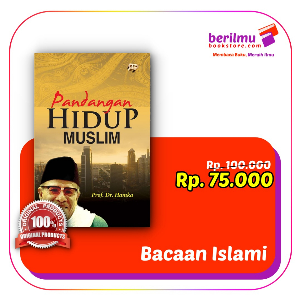 Jual Pandangan Hidup Muslim Buku Bacaan Islami Soft Cover 100