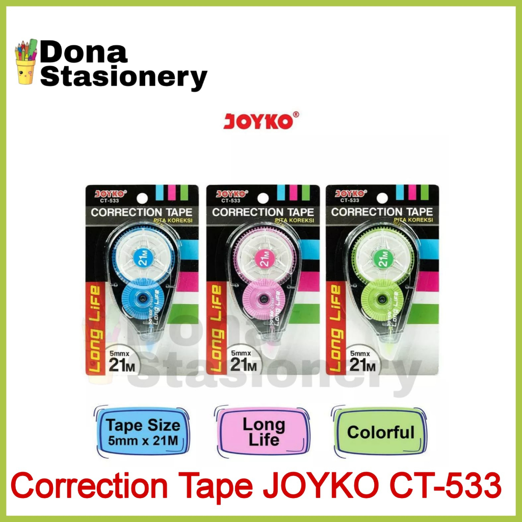Jual Correction Tape|Tipx rol|Tip-xkering|Tip-x|Correction Tape ...