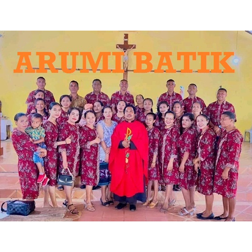 Jual Sarimbit Batik Dress Seragam Lomba Panitia Paduan Suara Koor Natal ...