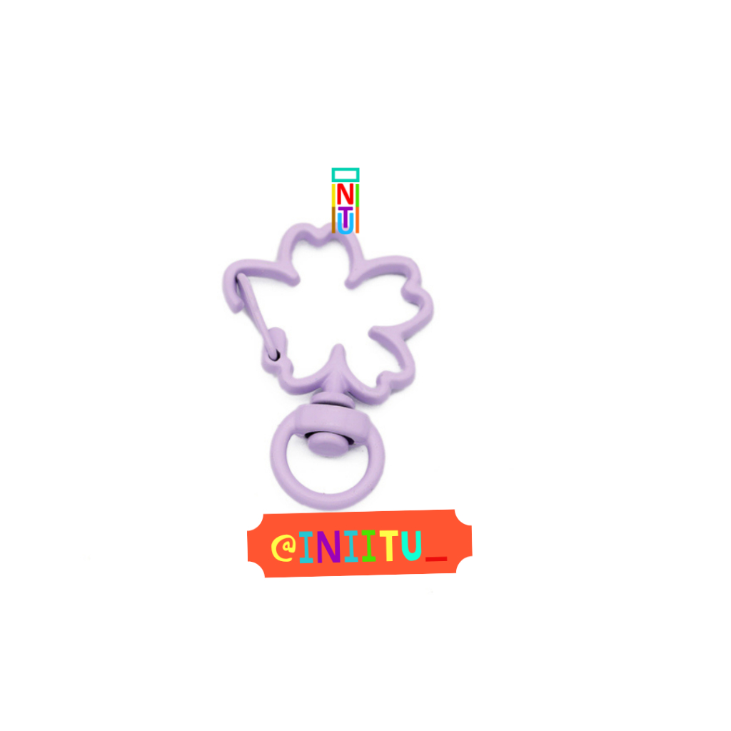 Jual [Sakura] Colored & Metal Hook Clasp Shaped Cherry Blossom Lobster ...