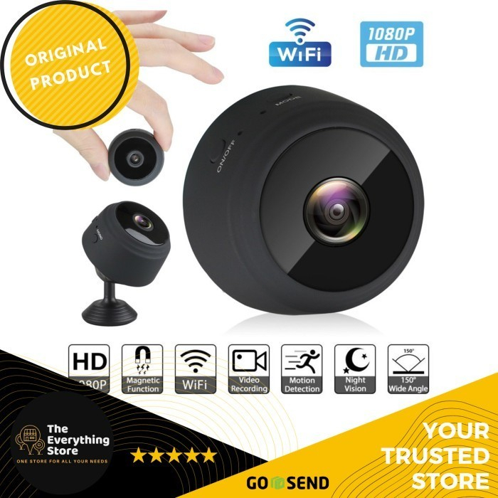 Jual Mini Wifi CCTV Magnetic FULL HD 1080 Infra Red Sensor Gerak TES ...