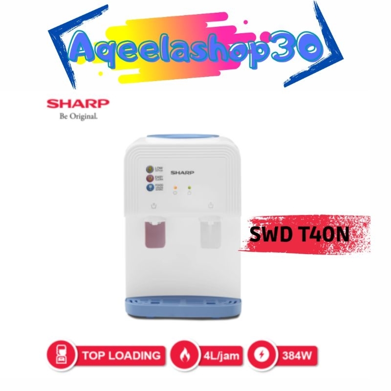 Jual SHARP WATER DISPENSER PORTABLE SWD T40N | DISPENSER SHARP PORTABLE ...