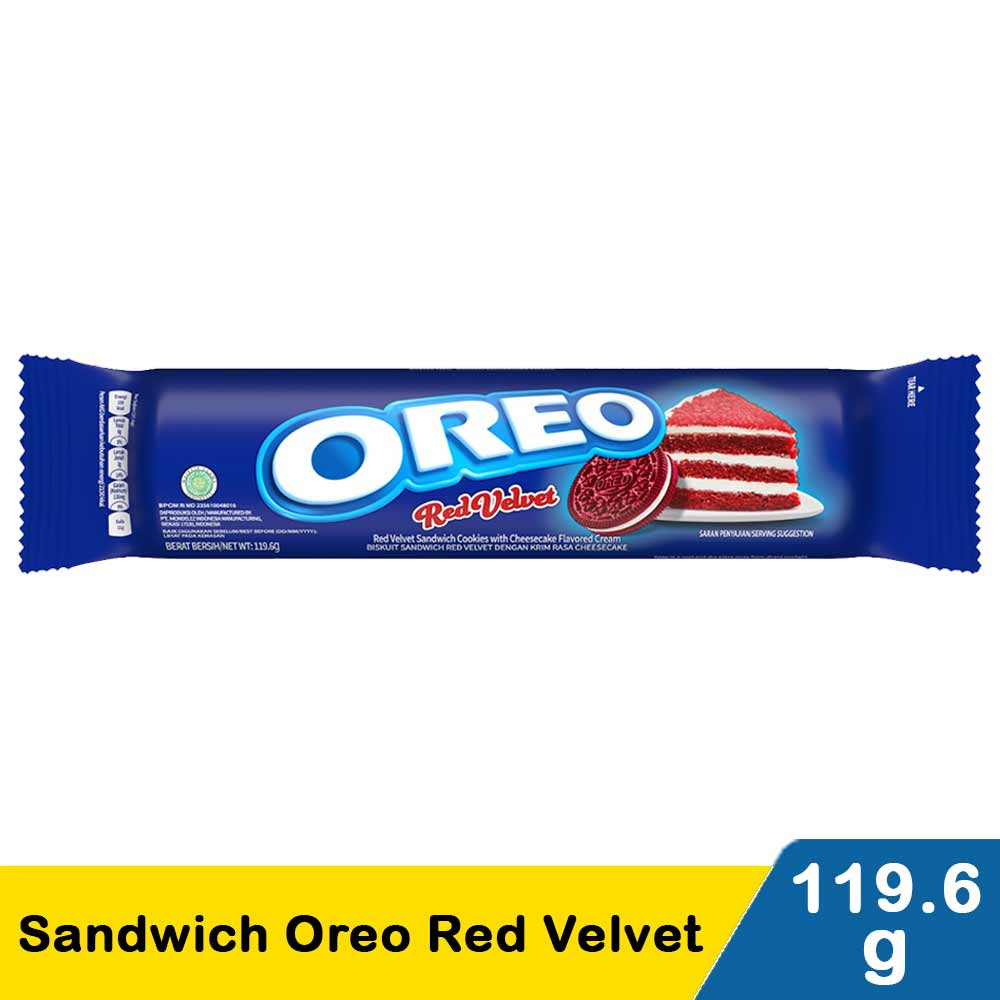 Jual OREO RED VELVET 119.6G | Shopee Indonesia