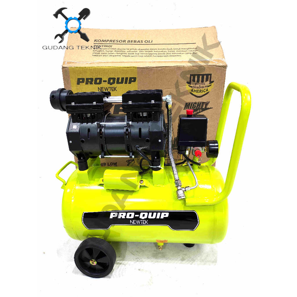 Jual Kompresor Angin 10L OILESS Listrik RKF10 RKF12 PROQUIP 0.75Hp ...