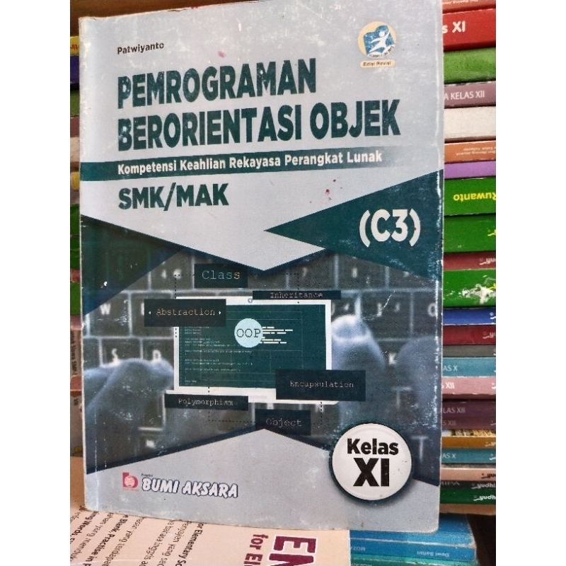 Jual BUKU PEMROGRAMAN BERORIENTASI OBJEK KELAS 11/XI/2 SMK/MAK BUMI ...