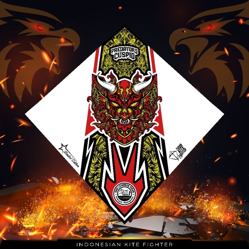 Jual SOLD OUT - Layangan Sukhoi Super Full Bambu Petung Predators ...