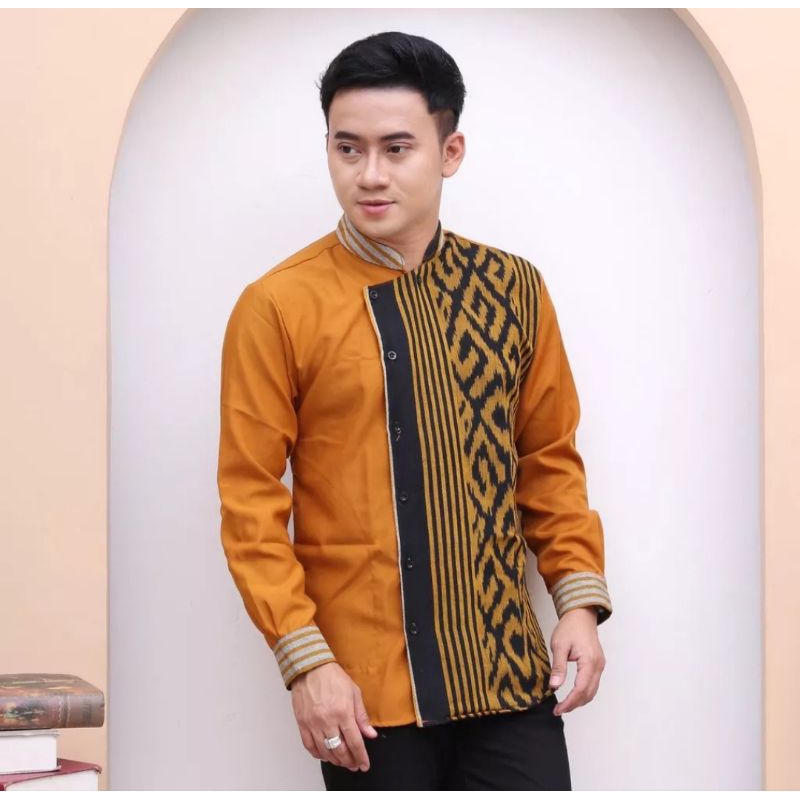 Jual kemeja tenun-kemeja tenun pria-kemeja tenun modern-kemeja kekinian ...