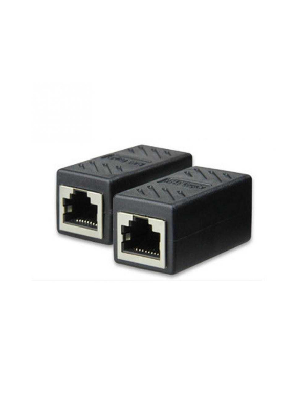 Jual Extension Adaptor Konektor LAN RJ45 Female to Female Cat 15A16A ...
