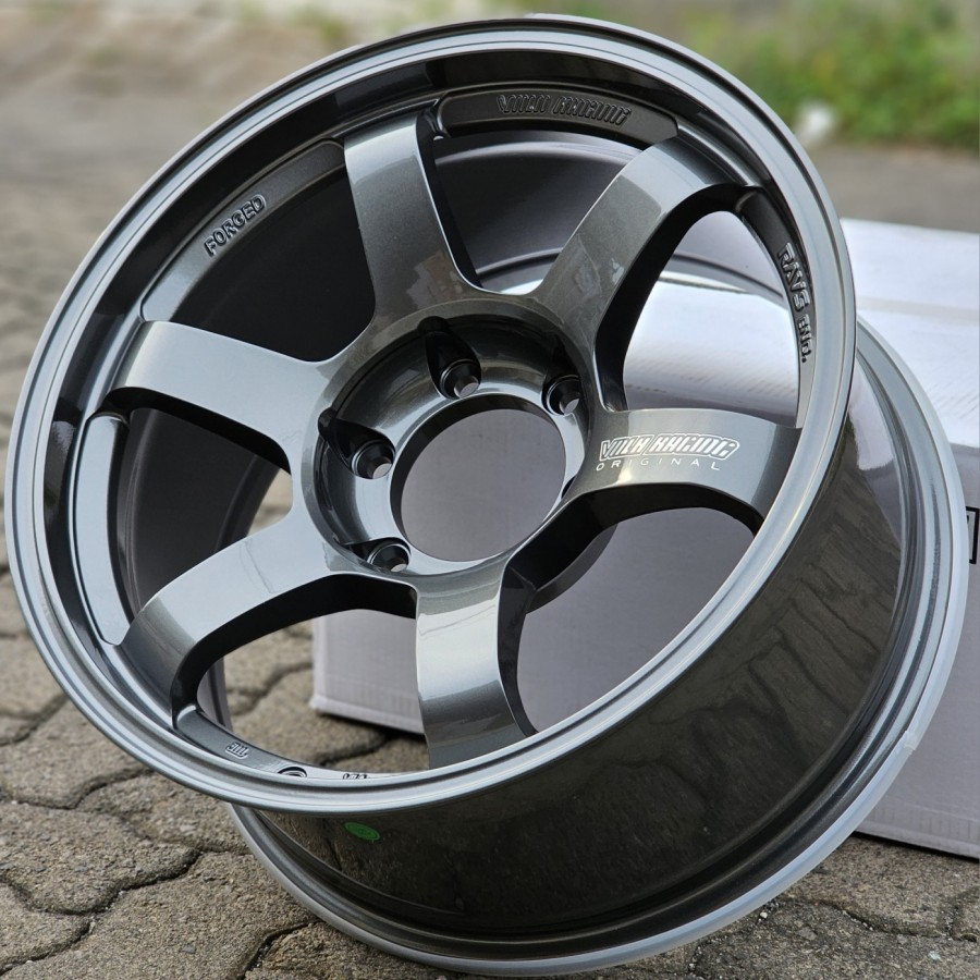 Jual Velg Mobil racing TE37 Progressive Ring 18 Lebar 9 velg murah fortuner pajero pcd 6x139,7 ...