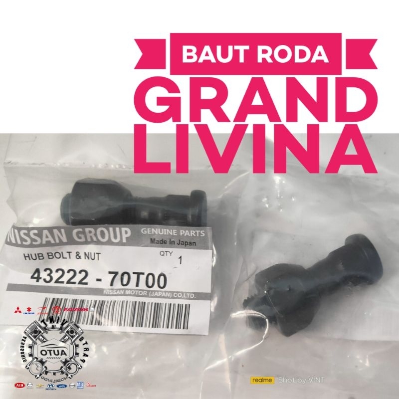 Jual BAUT RODA GRAND LIVINA | Shopee Indonesia