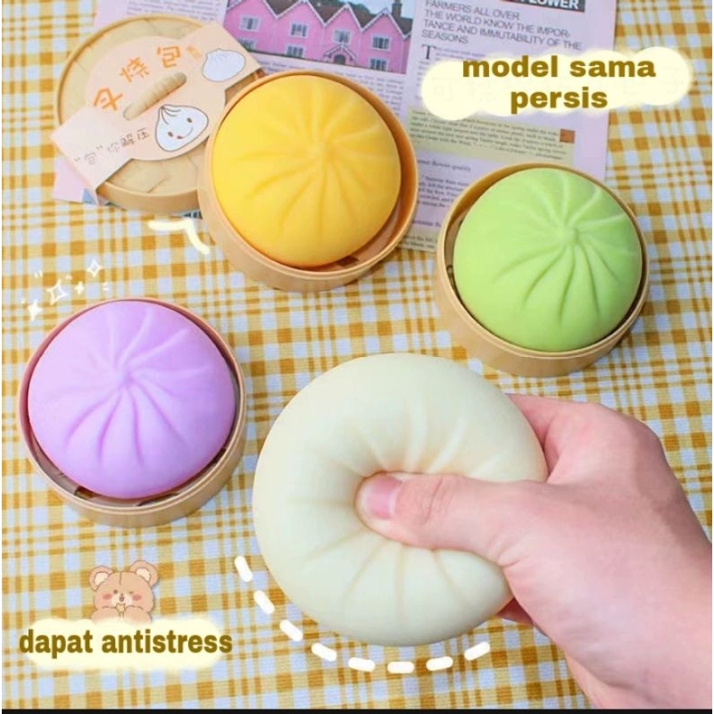 Jual Mainan Squishy Bakpao 1 Set Mainan Anti Stress Mainan Makanan ...