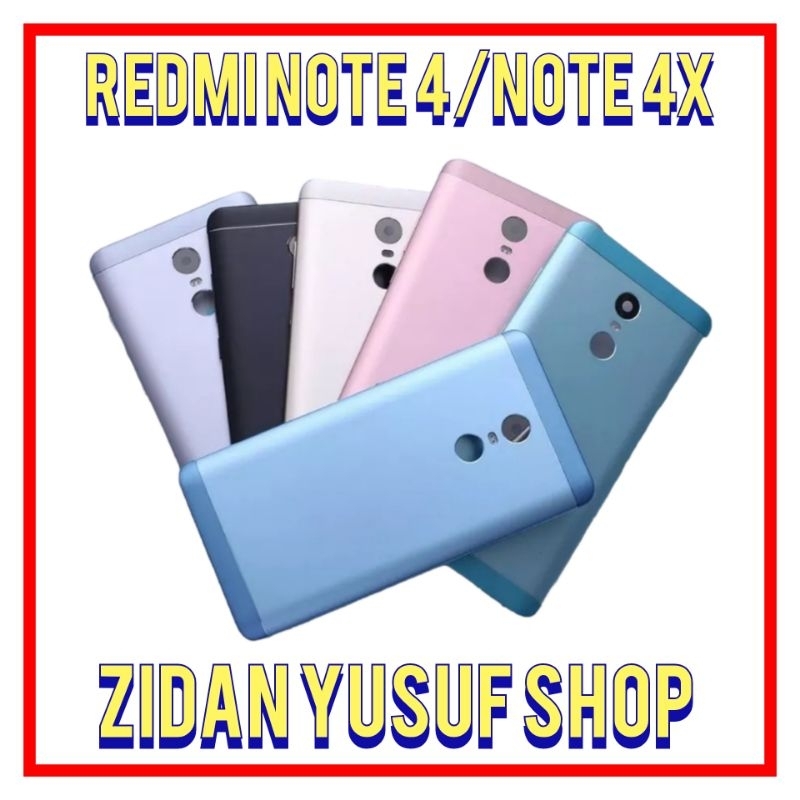 Jual BACKDOOR BACK COVER CASING TUTUP BELAKANG XIAOMI REDMI NOTE 4 / NOTE 4X SNAPDRAGON | Shopee ...