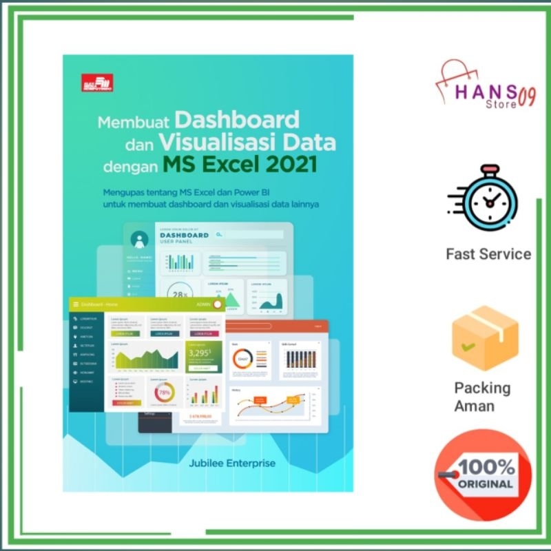 Jual Membuat Dashboard dan Visualisasi Data dengan MS Excel 2021 | Shopee Indonesia