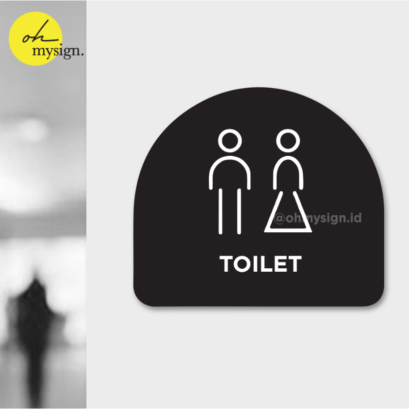 Jual Sign Board Akrilik Toilet Papan Acrylic Signage Tempel | Shopee ...