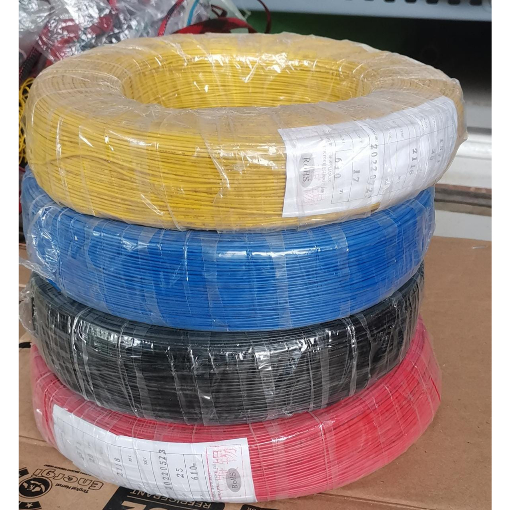 Jual 1meter Kabel AWG20 20AWG per Meter Eceran AWG 20 serabut putih ...