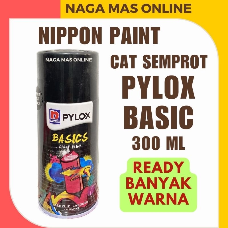 Jual PYLOX BASICS / CAT SEMPROT / SPRAY PAINT / NIPPON PAINT /PILOX | Shopee Indonesia
