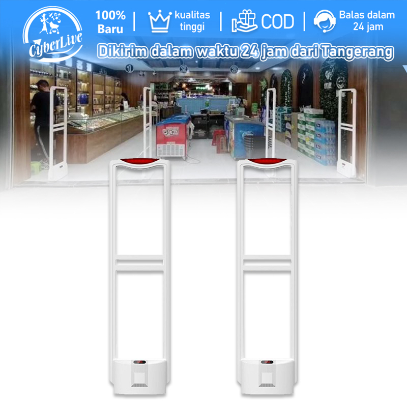 Jual Paket Sensor Alarm Dual Tiang 58KHZ AM Toko Kosmetik Mini Market ...