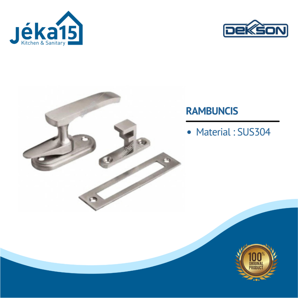 Jual RAMBUNCIS DEKKSON/ DEKSON GRENDEL JENDELA/CASEMENT WINDOW HOLDER ...