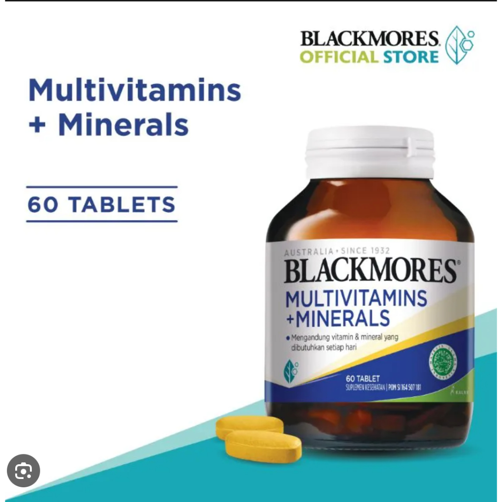 Jual Blackmores Multivitamins dan Minerals 60 | Shopee Indonesia
