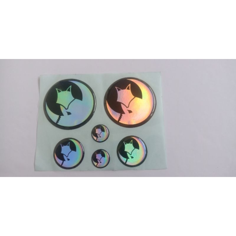 Jual stiker timbul 3d white fox | Shopee Indonesia