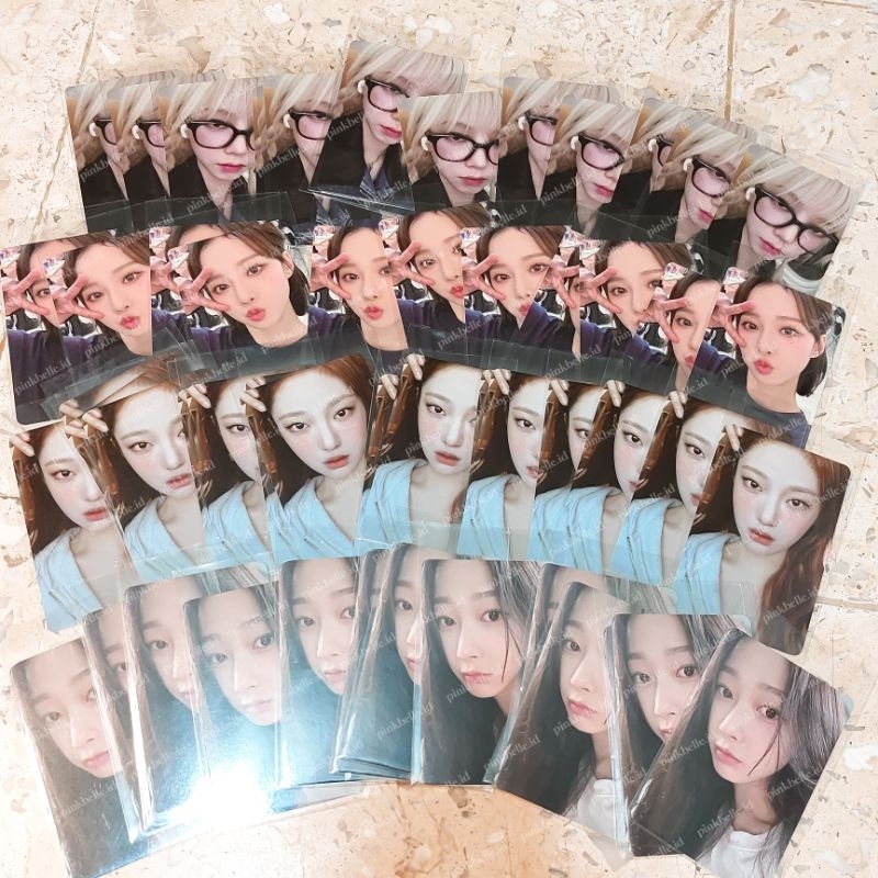 Jual Ready Stock Pc Photocard Benefit Pob Ktown Aespa My World Karina