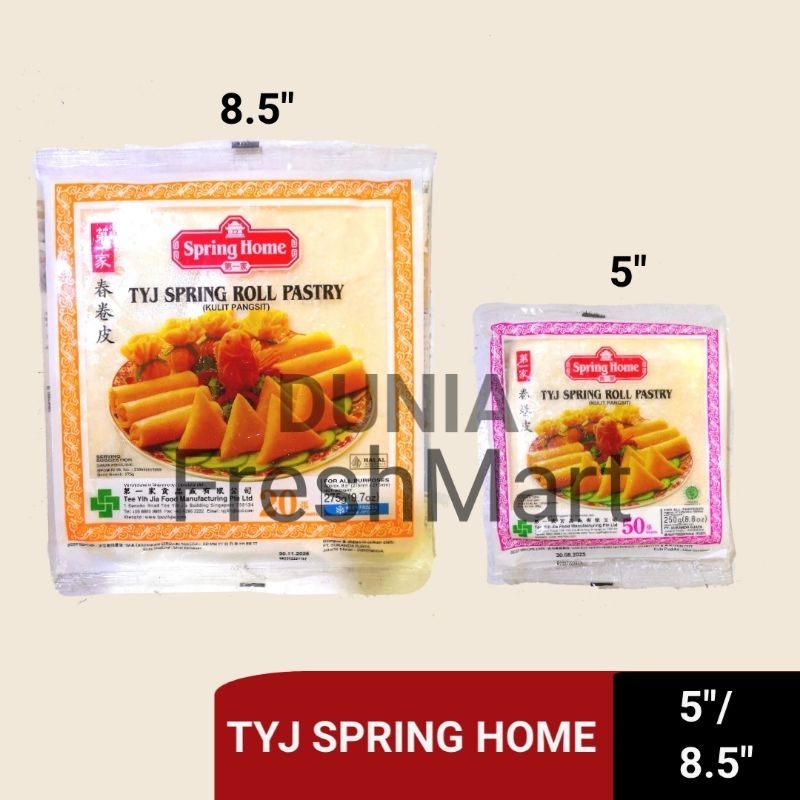 Jual TYJ SPRING HOME TYJ SPRING ROLL PASTRY kulit lumpia 5/8.5inch ...