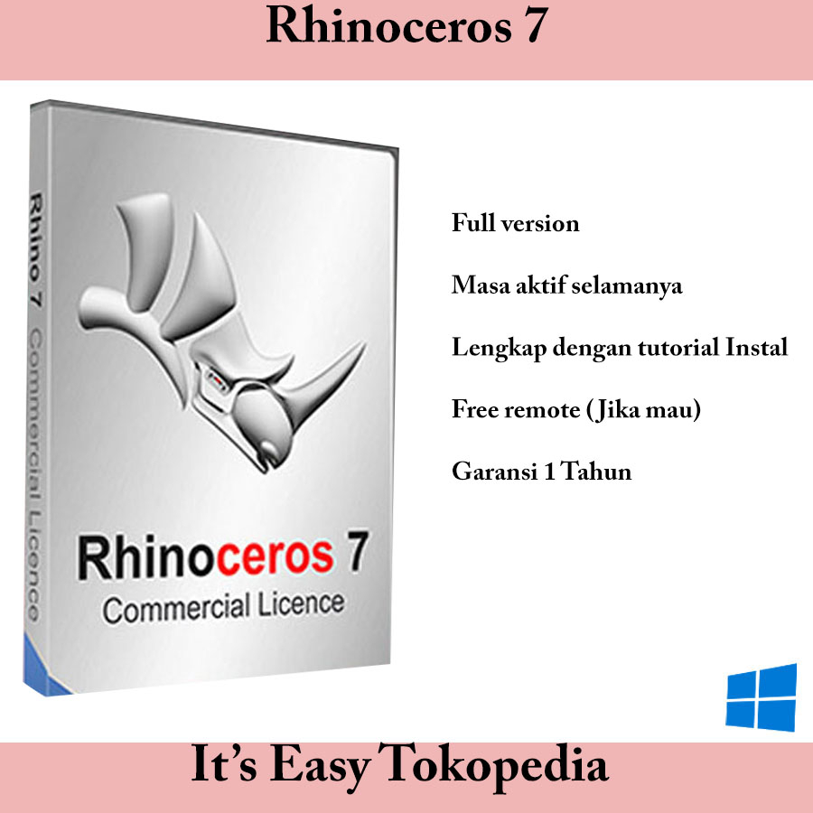 Jual Rhinoceros 7 Full Version Aktif Selamanya | Shopee Indonesia