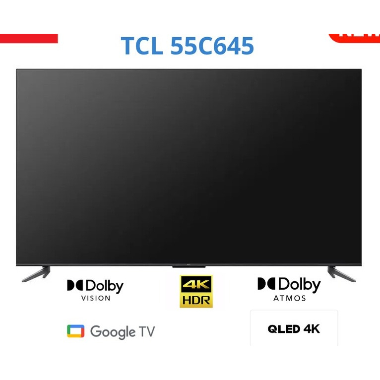 Jual TV TCL 55C645 QLED 4K UHD Google TV 55 INCH C645 SMART TV HDR10+ DOLBY | Shopee Indonesia