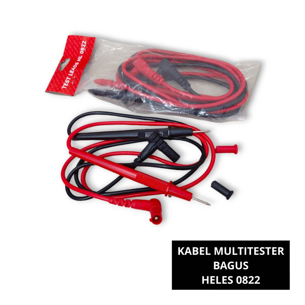 Jual Kabel Multitester Heles HL 0822 Probe Avometer Multimeter HL0822 ...