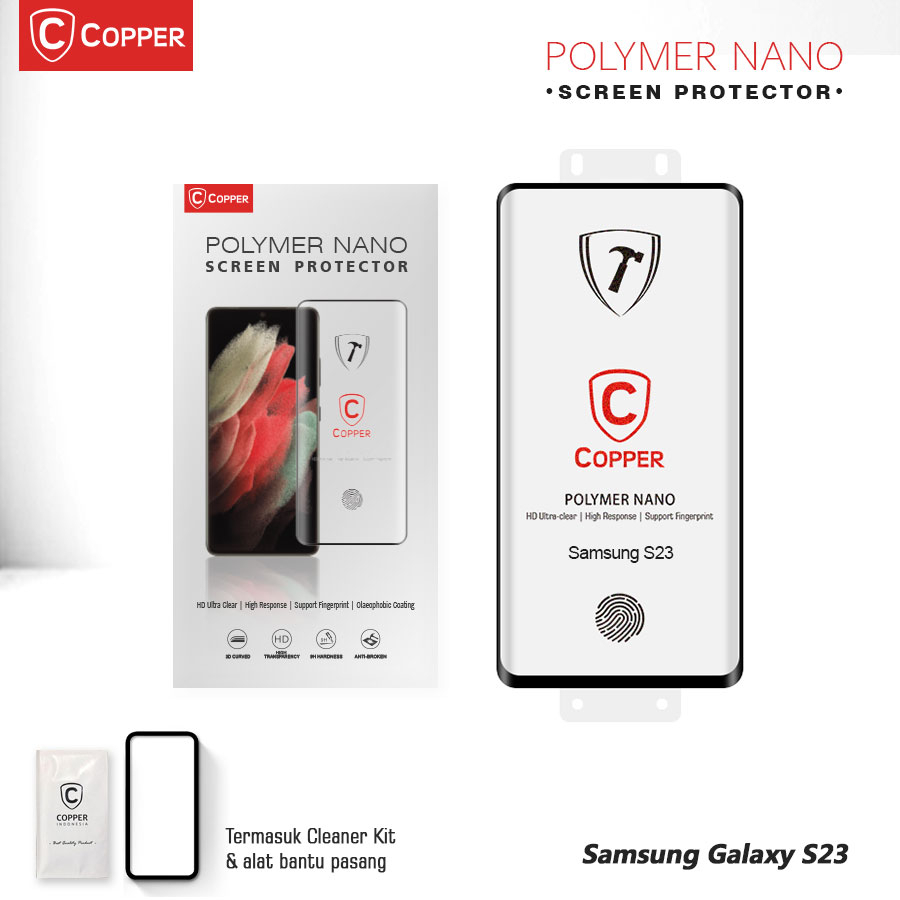 Jual Samsung Galaxy S23 - COPPER Polymer Nano Screen Protektor | Shopee ...