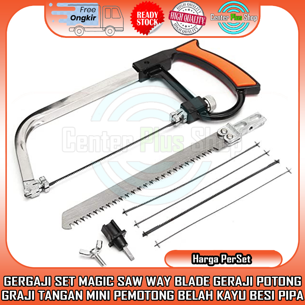Jual GERGAJI KAYU BESI PIPA MULTIFUNGSI SET SERBAGUNA MAGIC SAW 3 WAY ...