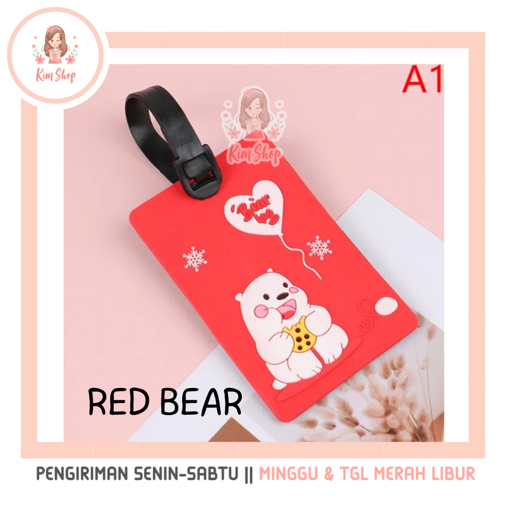 Jual KIM SHOP -Luggage Tag Gantungan Tas Label Koper Tanda Pengenal ID ...