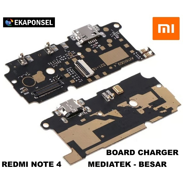 Jual Xiaomi Redmi Note 4 Mediatek Flexible board pcb Konektor Charger ...
