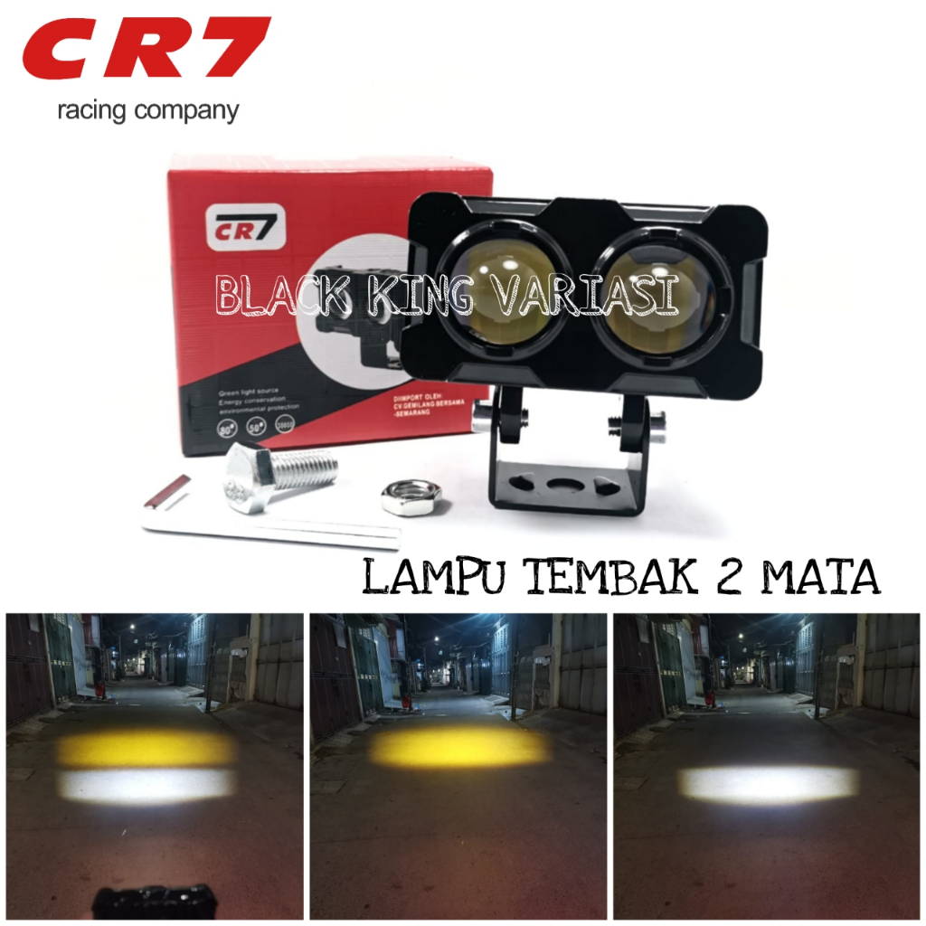 Jual Lampu Tembak Sorot LED 2 Mata CR7 20 Watt Lampu Tembak SQL 2 Mata ...