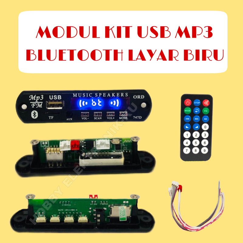 Jual MODUL KIT MP3 BLUETOOTH LAYAR BIRU | Shopee Indonesia
