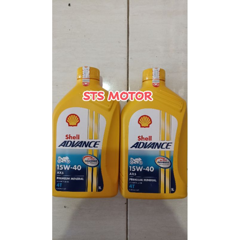 Jual Oli motor Shell Advance 4T AX5 1L | Shopee Indonesia