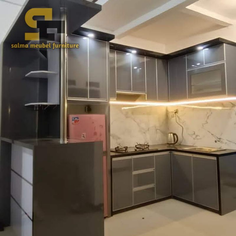Jual minibar|mini bar|kitchen set| minibar hpl|kitchen set hpl|kitchen set custom | Shopee Indonesia