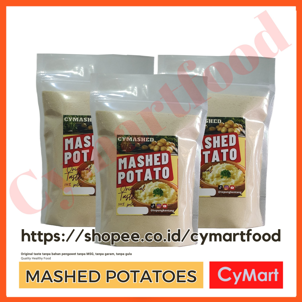 Jual Mashed Potato / Tepung Kentang Instan Matang / Potato Flakes 500gr ...