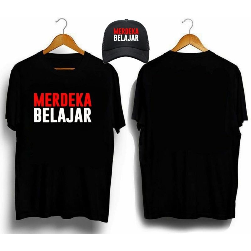 Jual KAOS MERDEKA BELAJAR BONUS TOPI | Shopee Indonesia Jual KAOS MERDEKA BELAJAR BONUS TOPI | Shopee Indonesia