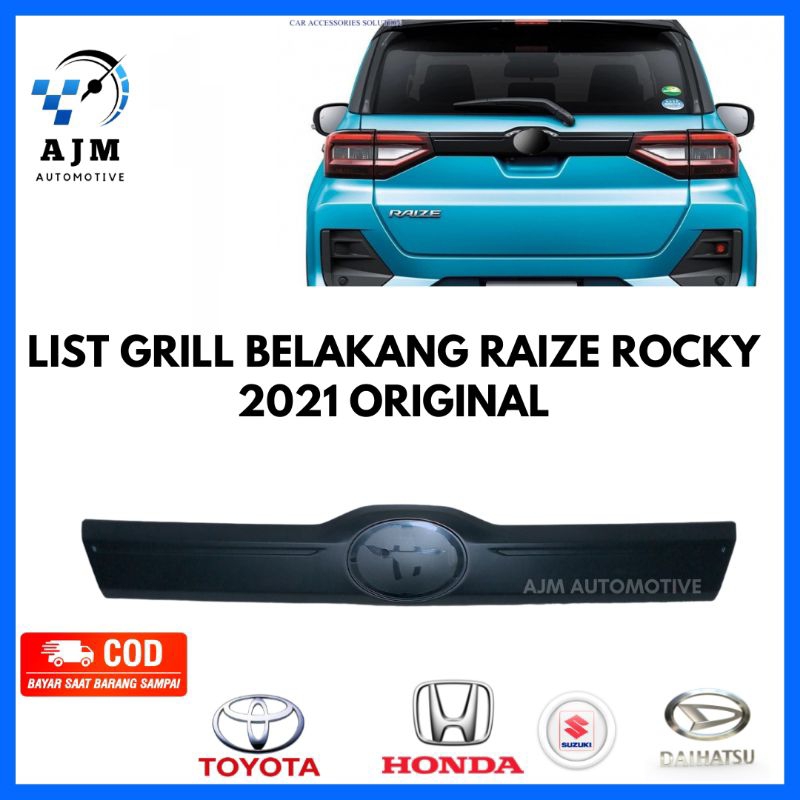Jual List Grill belakang Raize 2021 Original trunklid belakang raize ...