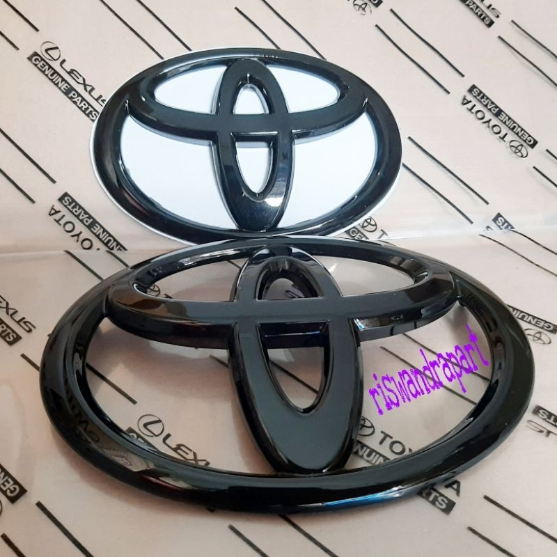 Jual LOGO EMBLEM TOYOTA FORTUNER GR TRD VRZ SRZ HITAM GLOSS 2016-2025 ...
