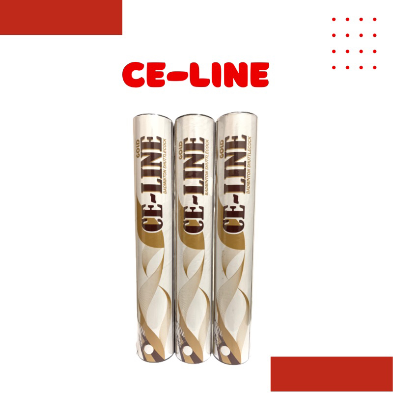 Jual SHUTTLECOCK CE-LINE GOLD COCK CELINE BOLA BULUTANGKIS BADMINTON | Shopee Indonesia