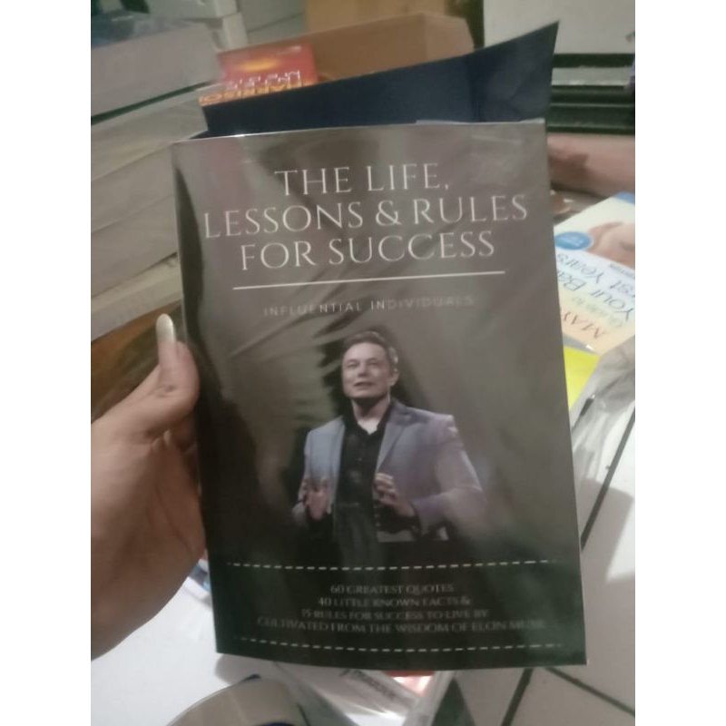 Jual Buku Elon Musk The Life, Lessons & Rules for Success | Shopee ...