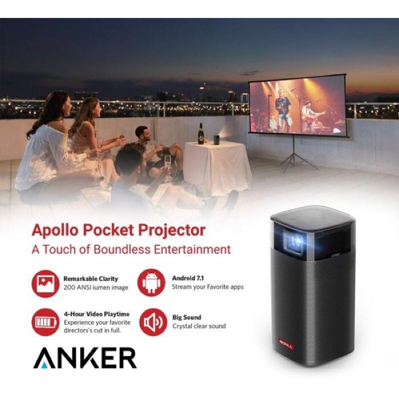 Jual Nebula Apollo Projector Mini WiFi | Shopee Indonesia