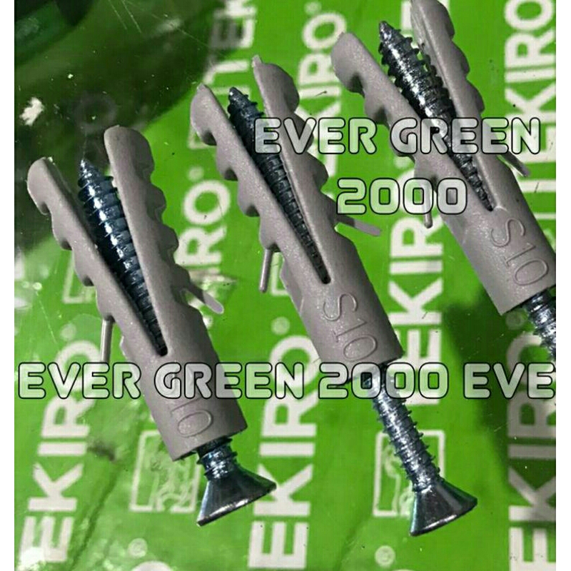 Jual Sekrup Ramset S10 + Skrup 5/6/7/10 cm ( 1 pak 10 set ) / Grade A rumah sekrup S-10 untuk ...